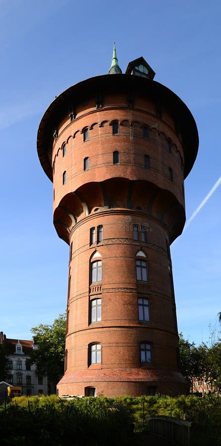 Historical Water Tower in the Town Cuxhaven, Lower Saxony Stock Photo ...