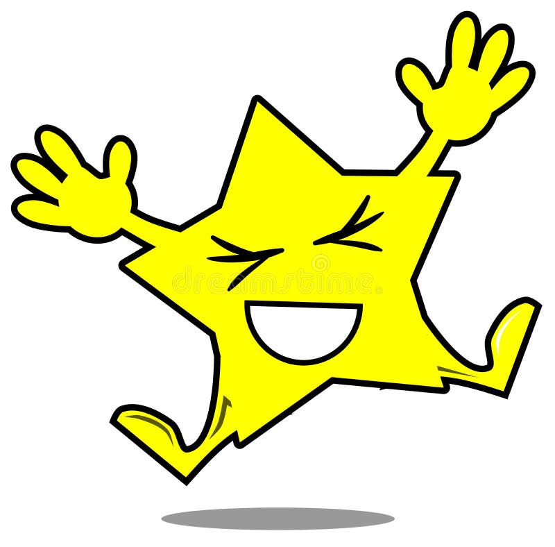 Estrella Feliz Modelo Incons?til Coloreado Con El Personaje De Dibujos ...