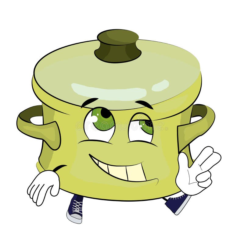 Personaje De Dibujos Animados Del Cazo Ilustración del Vector ...