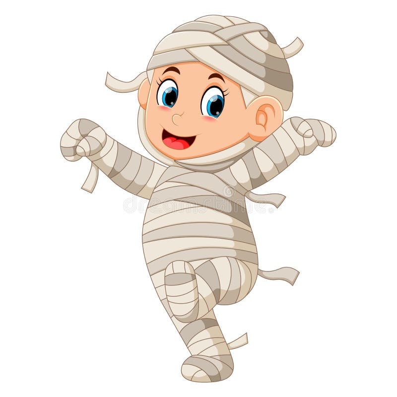 Historieta Que Camina De La Momia Ilustración del Vector - Ilustración ...