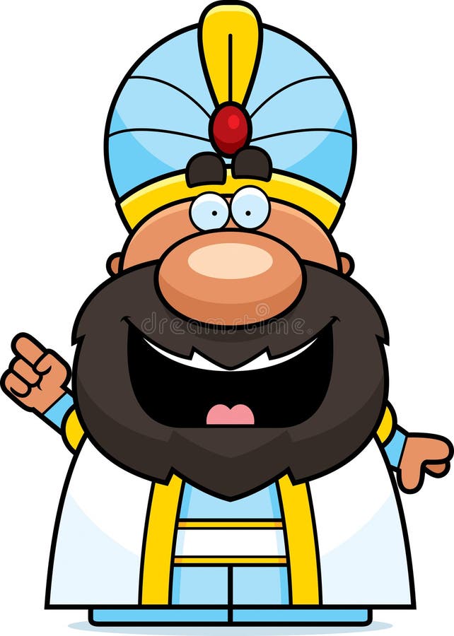 Historieta Sultan Waving ilustración del vector. Ilustración de ...