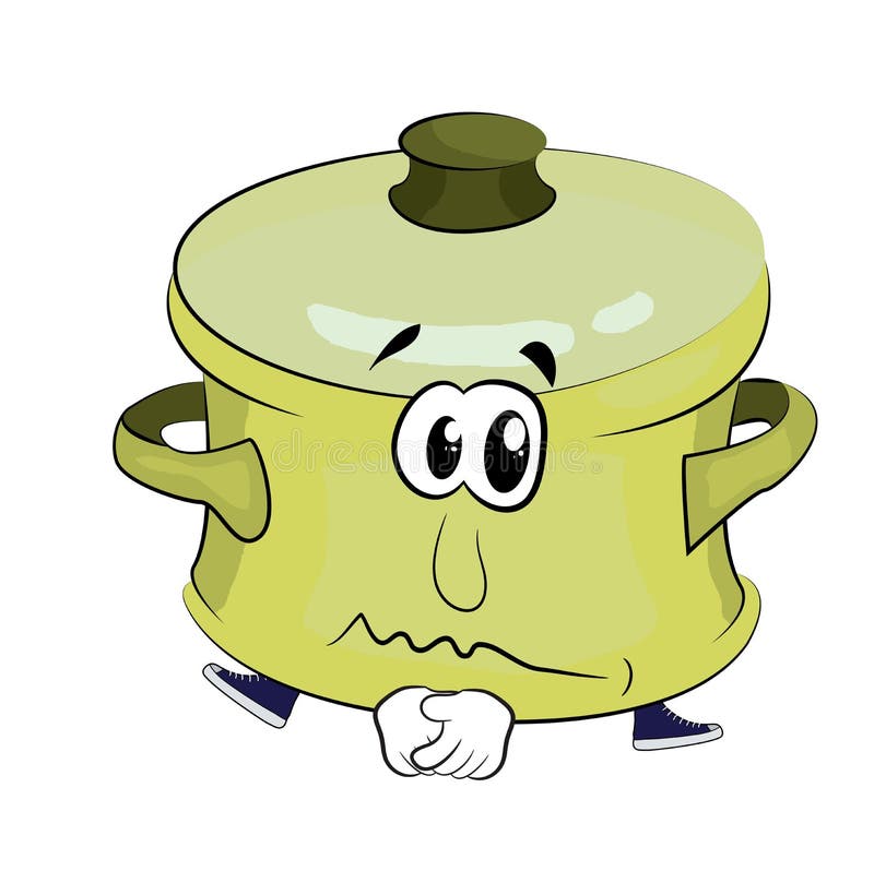 Personaje De Dibujos Animados Del Cazo Ilustración del Vector ...