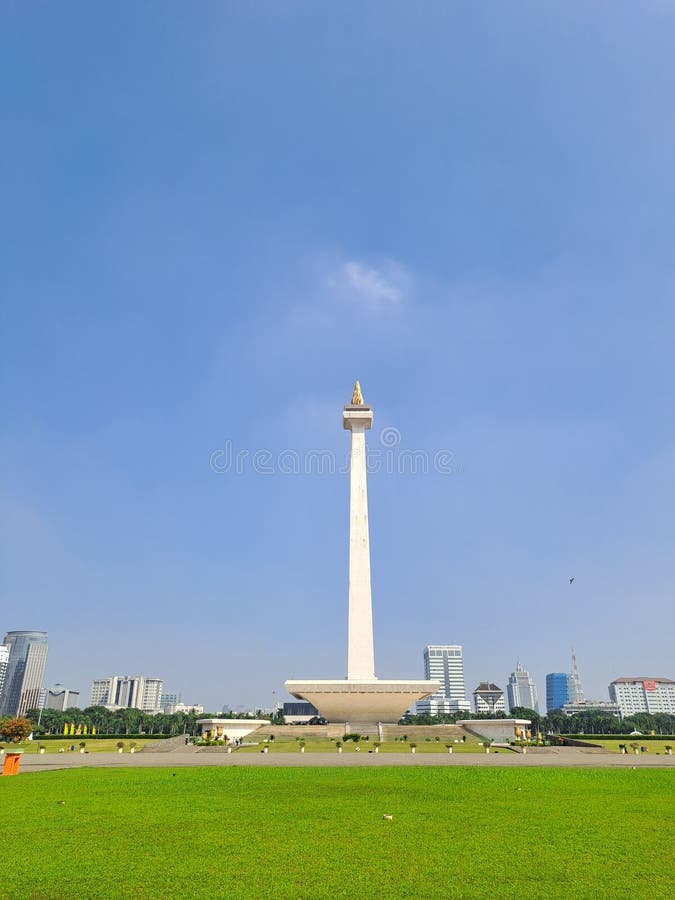 Historique De Monumen Nasional Indonesia Image stock - Image du côte ...