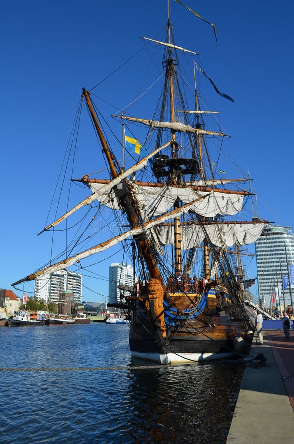 Historisch Zeilschip Gotheborg Redactionele Afbeelding - Image of ...