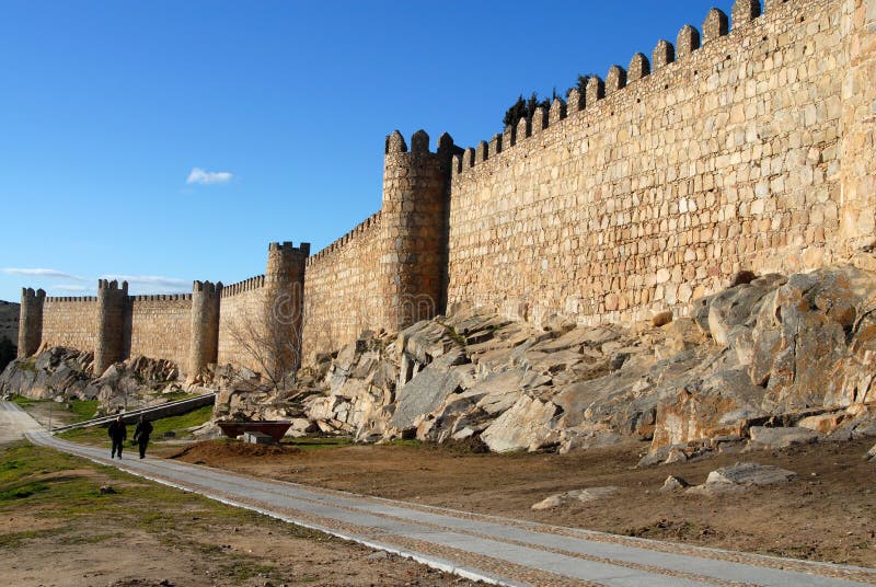 Historische Muren Van Avila, Stock Foto - Image of vesting, leet: 18766384