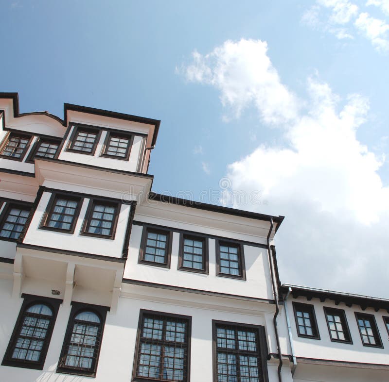 Historisches Arhitekture in Mazedonien Stockbild - Bild von himmel ...