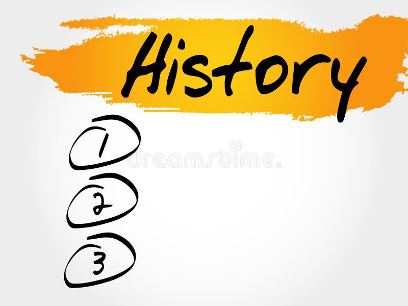 History blank list stock illustration. Illustration of development ...
