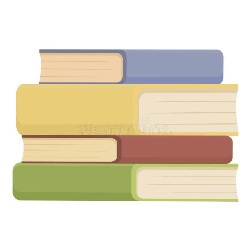 History Books Icon Cartoon Vector. Library Book Stock Vector ...