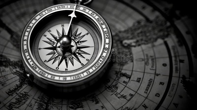 History compass white stock illustration. Illustration of elegance ...