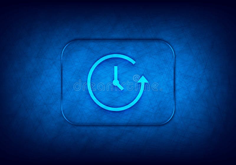 History Icon Abstract Digital Design Blue Background Stock Illustration ...
