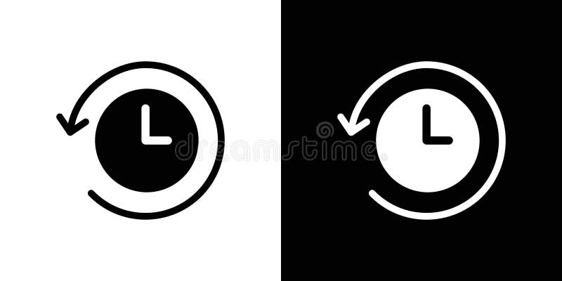 History Icon Logo Set Vector Stock Vector - Illustration of history ...