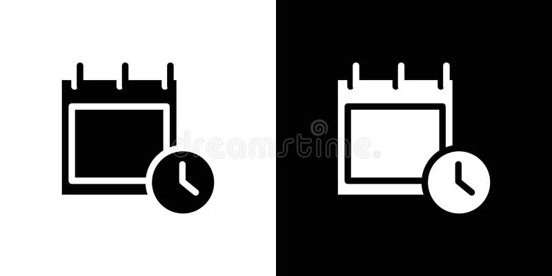 History Icon Black Line Art Vector Logo Stock Vector - Illustration of ...