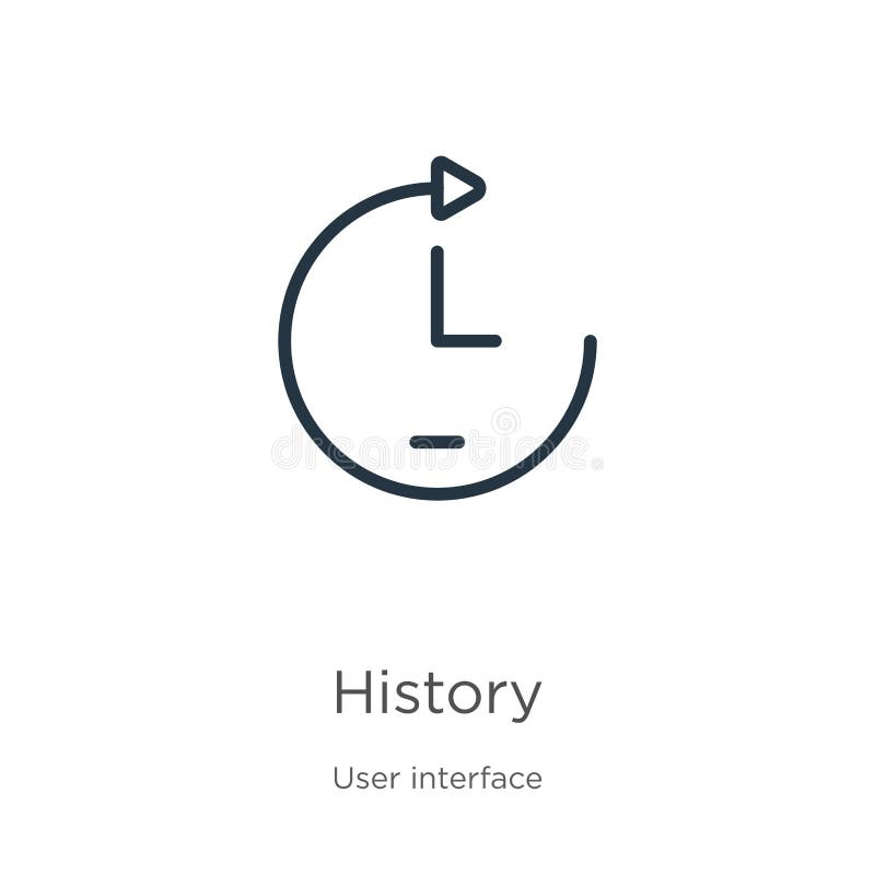 History User Interface Stock Illustrations – 1,053 History User ...