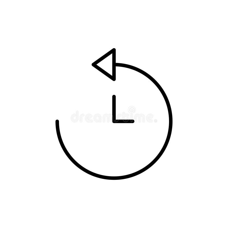 History Icon . Recent Event History Stock Vector - Illustration of sign ...