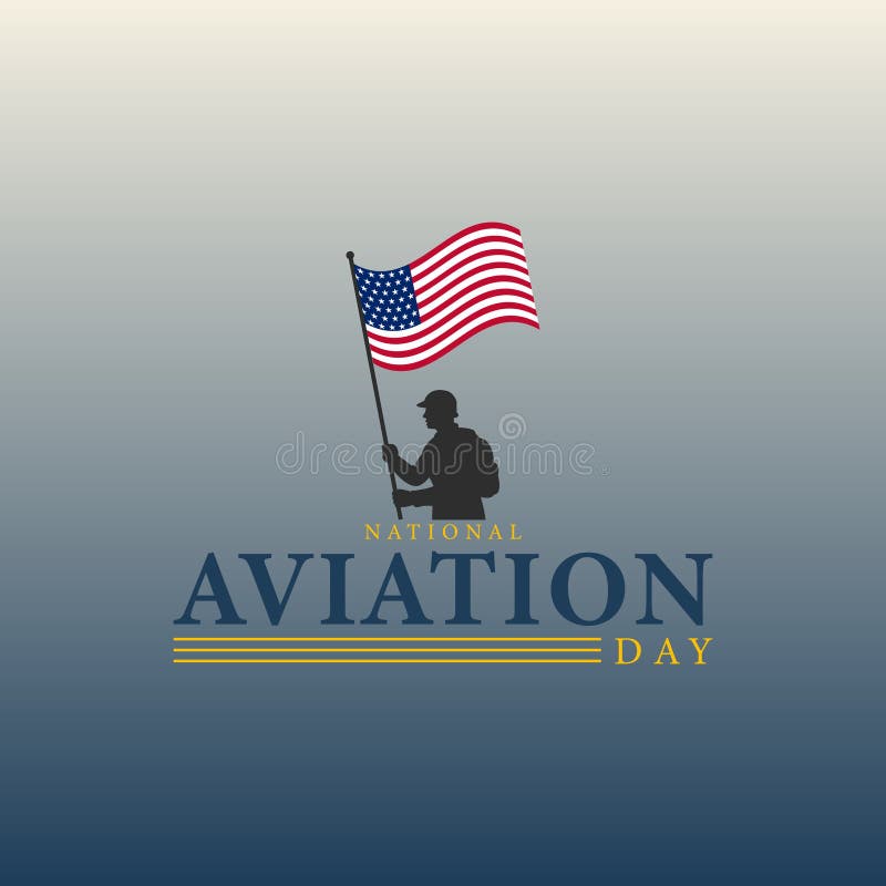 The History and Importance of National Aviation Day Stock Vector ...
