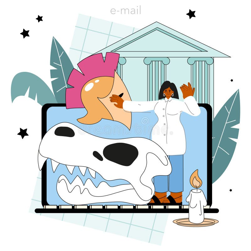 History Lesson Online Service or Platform. History School Class Stock ...