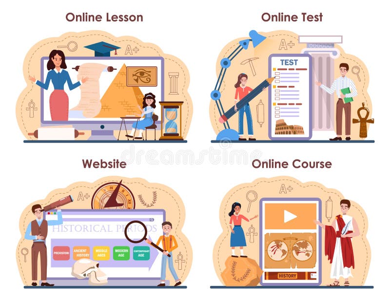 History Lesson Concept. History School Subject, Knowledge of the Past ...