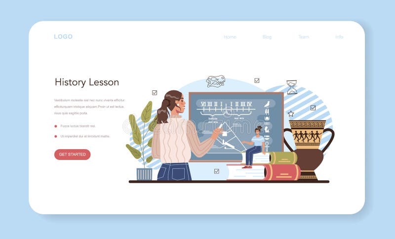 History Lesson Concept. History School Subject, Knowledge of the Past ...