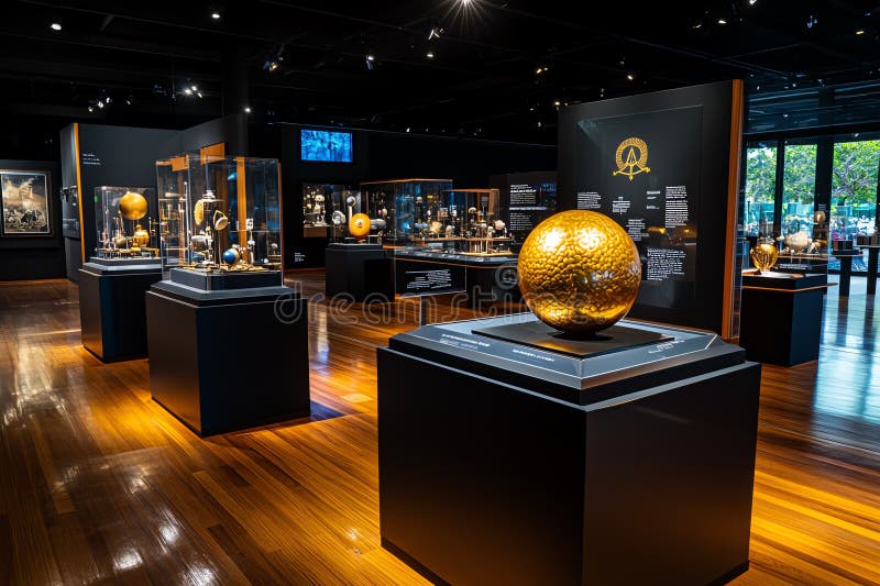 History Museum Exhibit on the History of Science with Early Experiments ...