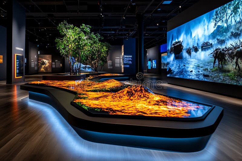History Museum Interactive War Exhibit with Immersive Audio-visual ...