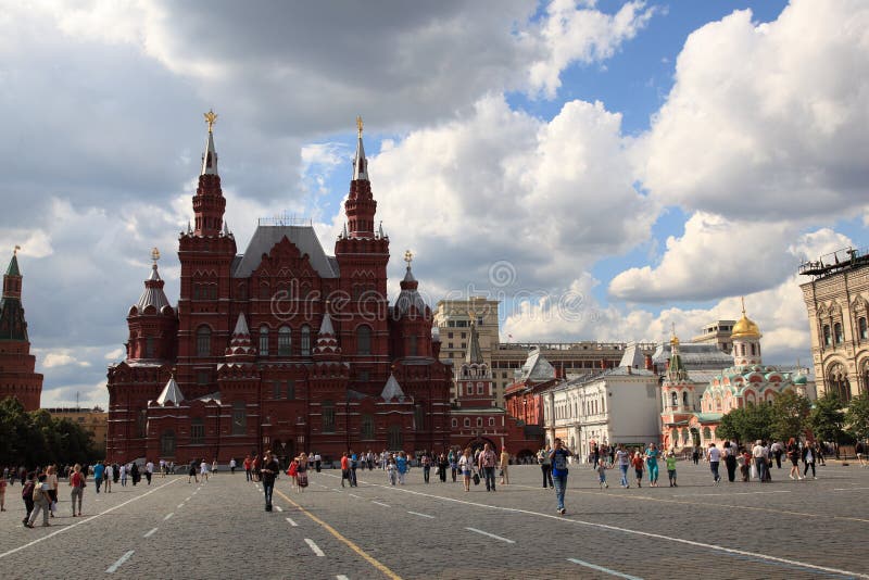 History Museum at Red Square in Moscow Editorial Stock Photo - Image of ...