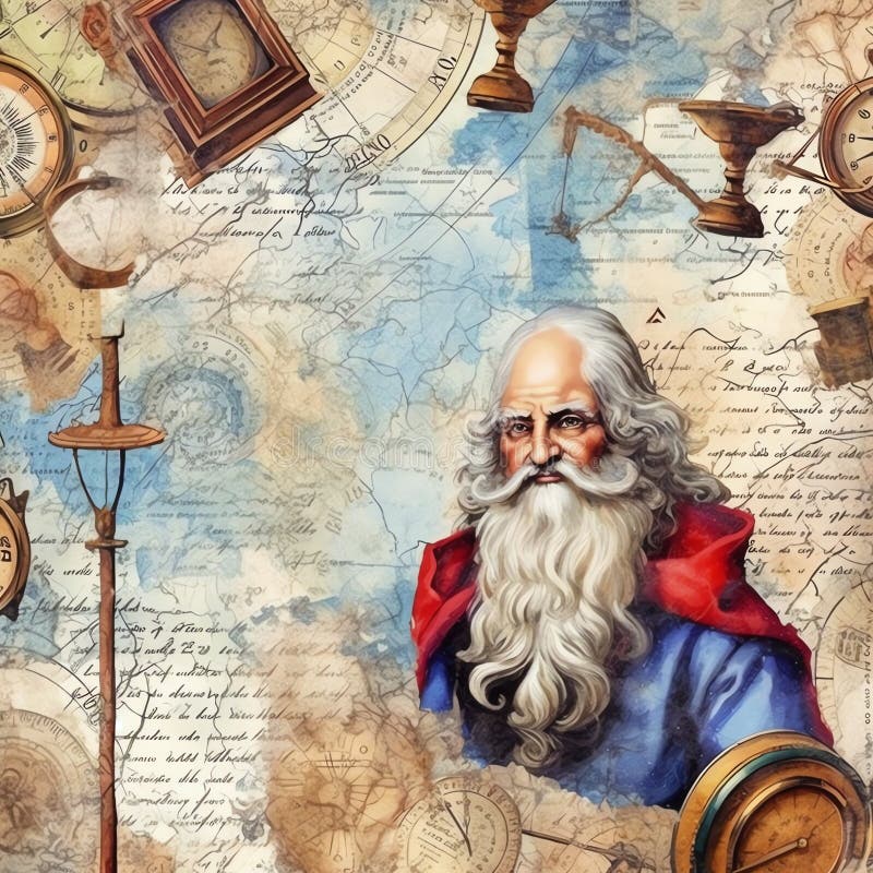 History Old Paper, Vintage Digital Paper Stock Illustration ...