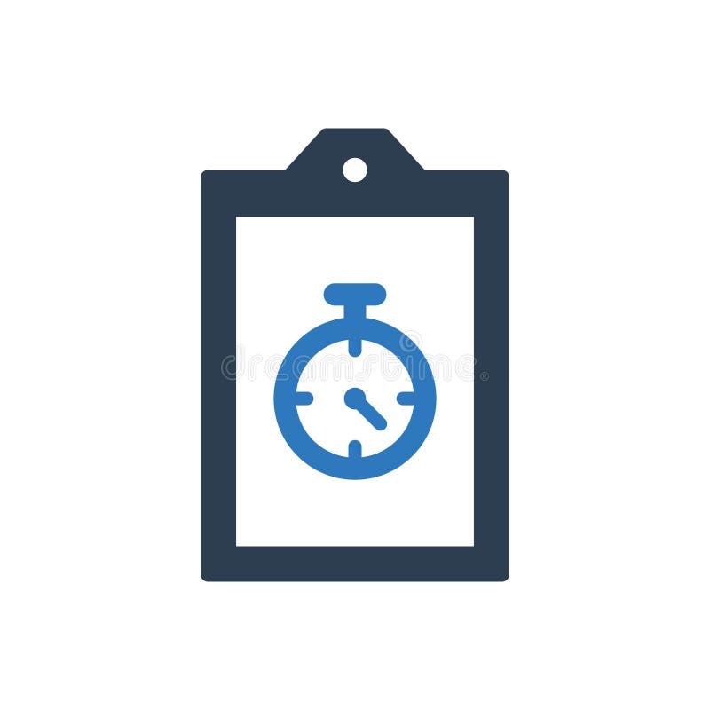 History Record Clipboard Icon Stock Vector - Illustration of history ...