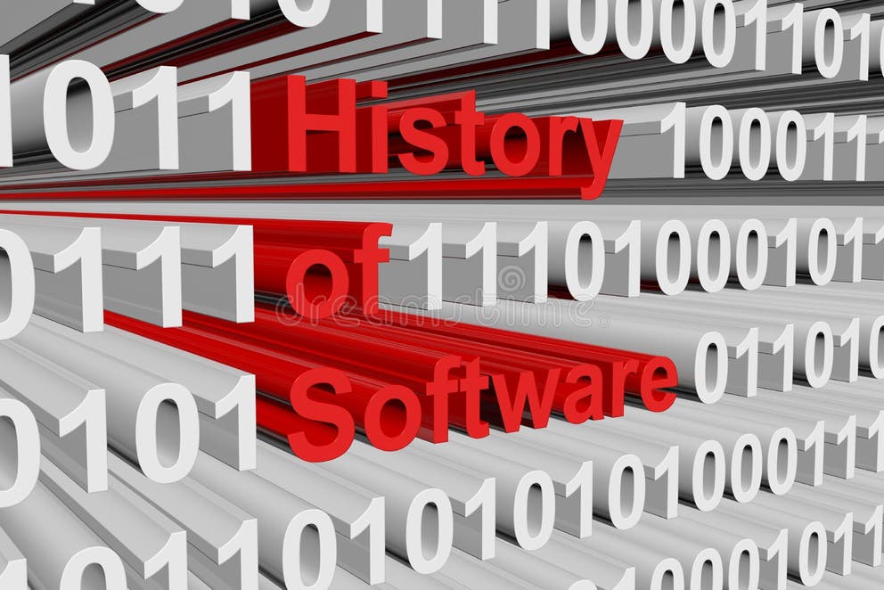 History of software stock illustration. Illustration of program - 97006391