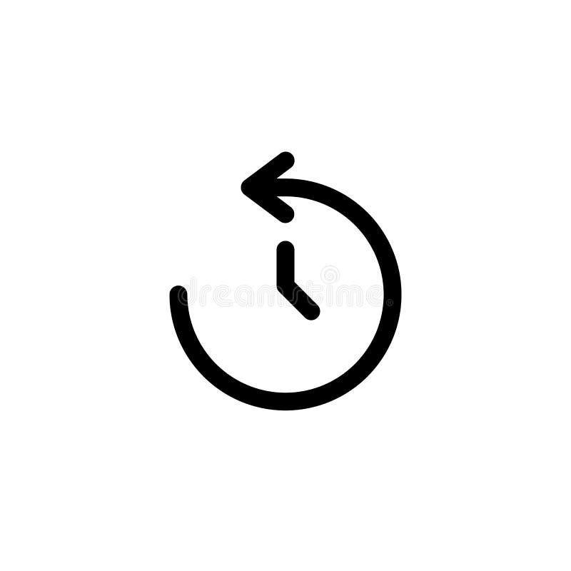 History Icon stock vector. Illustration of deadline - 181737702