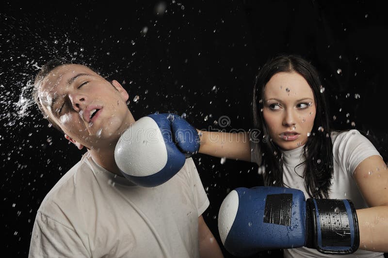Hit stock photo. Image of drops, fist, sport, handsome - 8103022