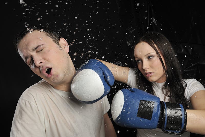 Hit stock photo. Image of girl, sport, arguing, angry - 8103112