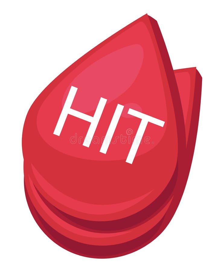 Hit Button with Arrow Point, Game Pointer Icon Stock Vector ...