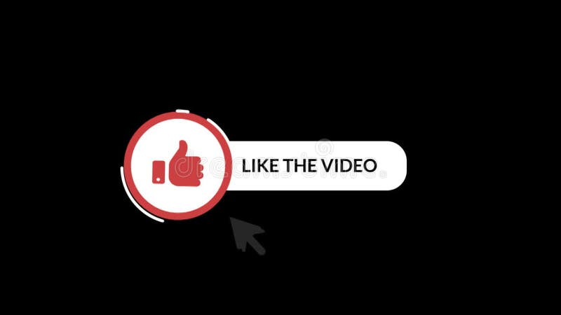 Like Icon of Social Media. Thumbs Up Animation Motion Graphics Video ...