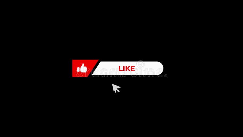 Like Icon of Social Media. Thumbs Up Animation Motion Graphics Video ...