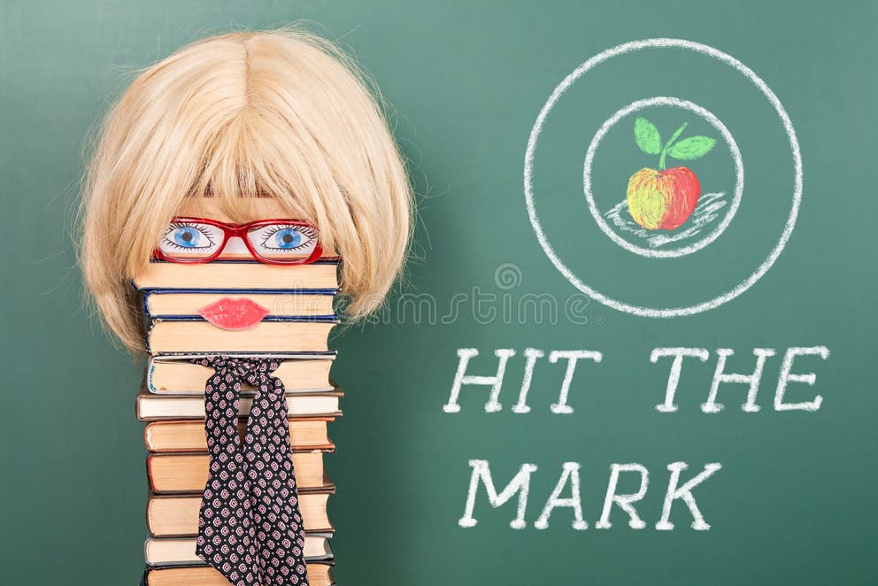 Hit the mark stock image. Image of blackboard, chalkboard - 86084667