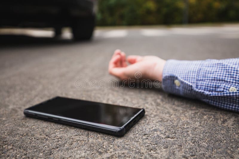 Hit pedestrian stock photo. Image of crosswalk, pedestrian - 186663920
