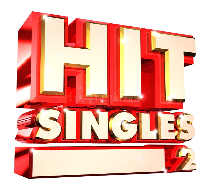 Hit Singles Volume 2- 3d Logo Stock Illustration - Illustration of ...