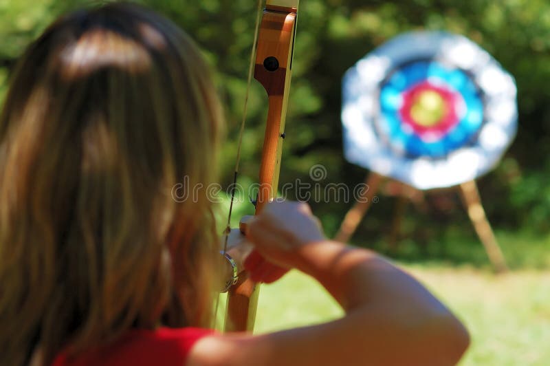 Hit the target stock photo. Image of mark, archery, pointing - 2742686