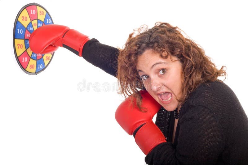 Hit the target stock image. Image of humor, exercise, face - 4516397