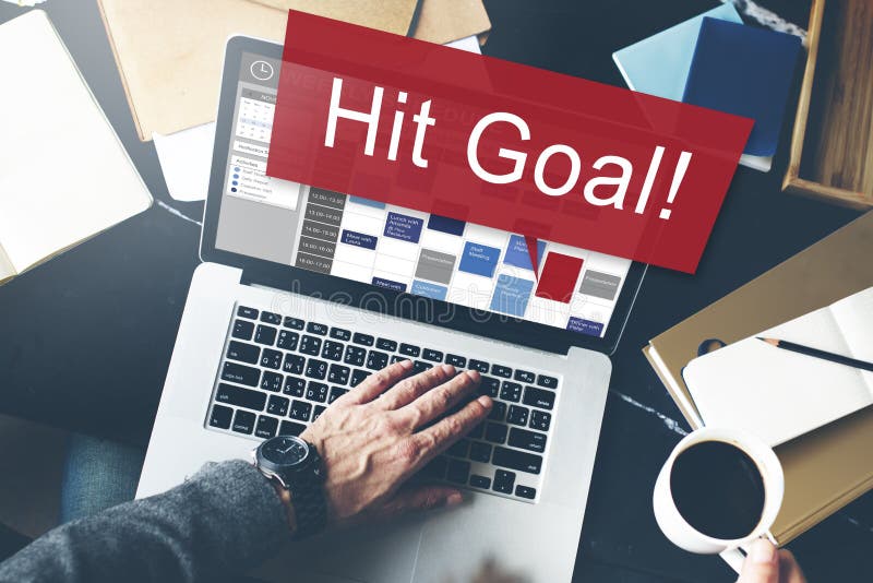 Hit Target Goal Aim Aspiration Business Customer Concept Stock Photo ...