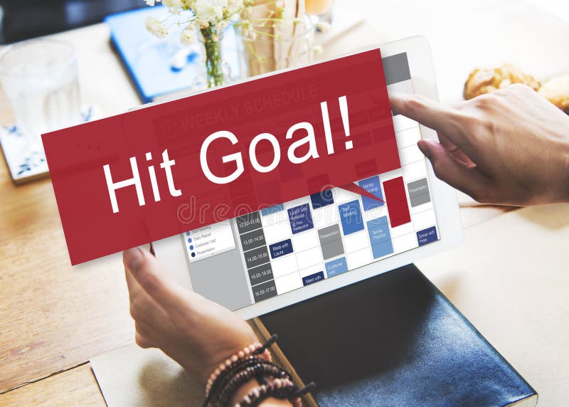 Hit Target Goal Aim Aspiration Business Customer Concept Stock Photo ...