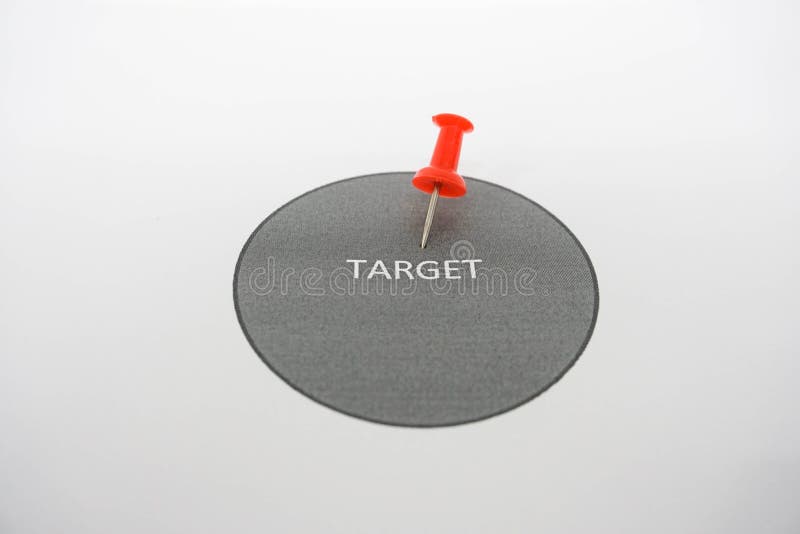 Hit the target stock image. Image of aiming, circle, closeup - 77639259