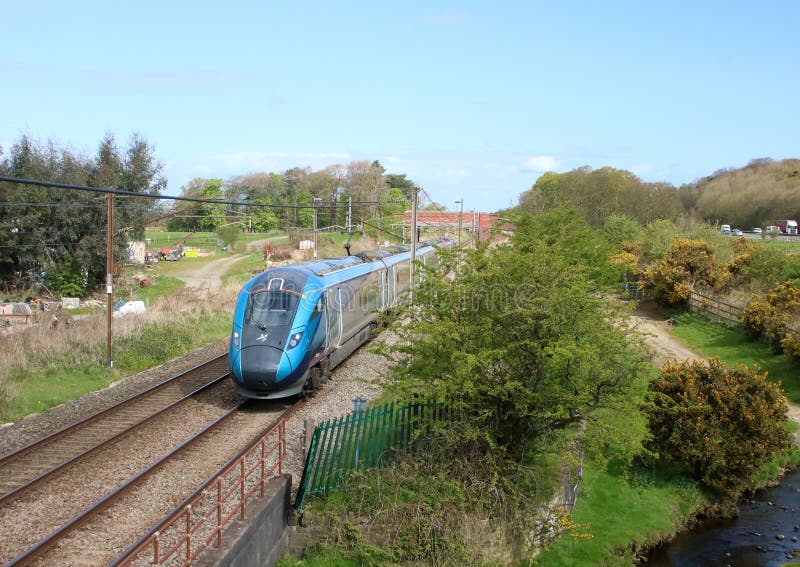 Hitachi Bi-mode Train West Coast Main Line Editorial Photo - Image of ...