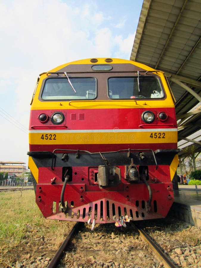 Hitachi Locomotive at Hua Lamphong Editorial Photography - Image of ...