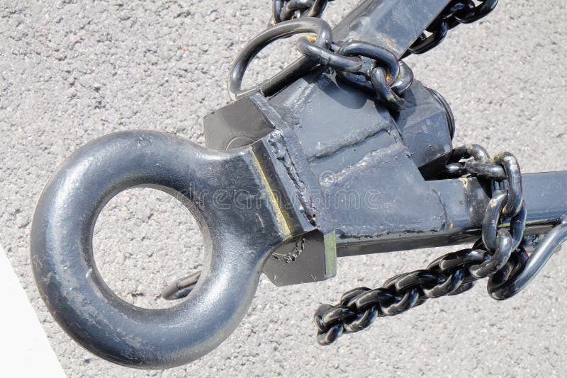 A hitch closeup stock image. Image of outside, iron, closeup - 76997083