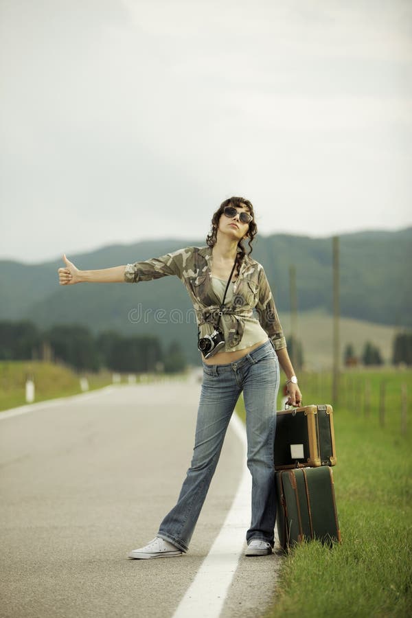 Hitchhiker Stock Image Image Of Road Outdoors Escape 25915063