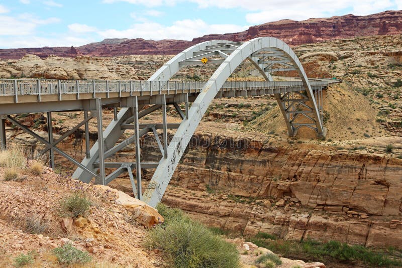 Hite Crossing Bridge stock photo. Image of romantic, rest - 73748644