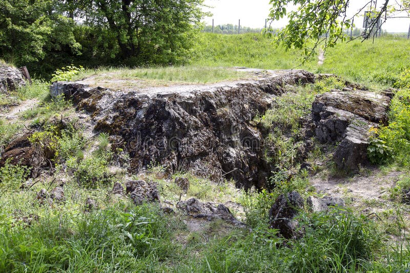 Hitler`s bunker stock image. Image of stone, fortified - 83593727