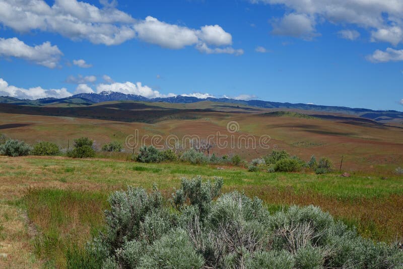 Hitt Mountain Above Midvale, Idaho. Stock Photo - Image of idaho ...