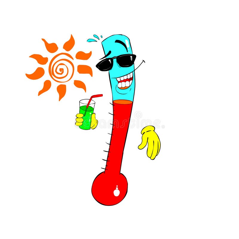 Hitte vector illustratie. Illustration of zonnig, illustrator - 24012119